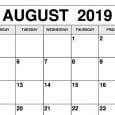 July 2019 Calendar Printable Templates