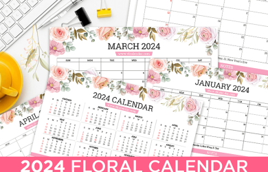 Free Printable 2024 Calendar Templates with Holidays - VL Calendar